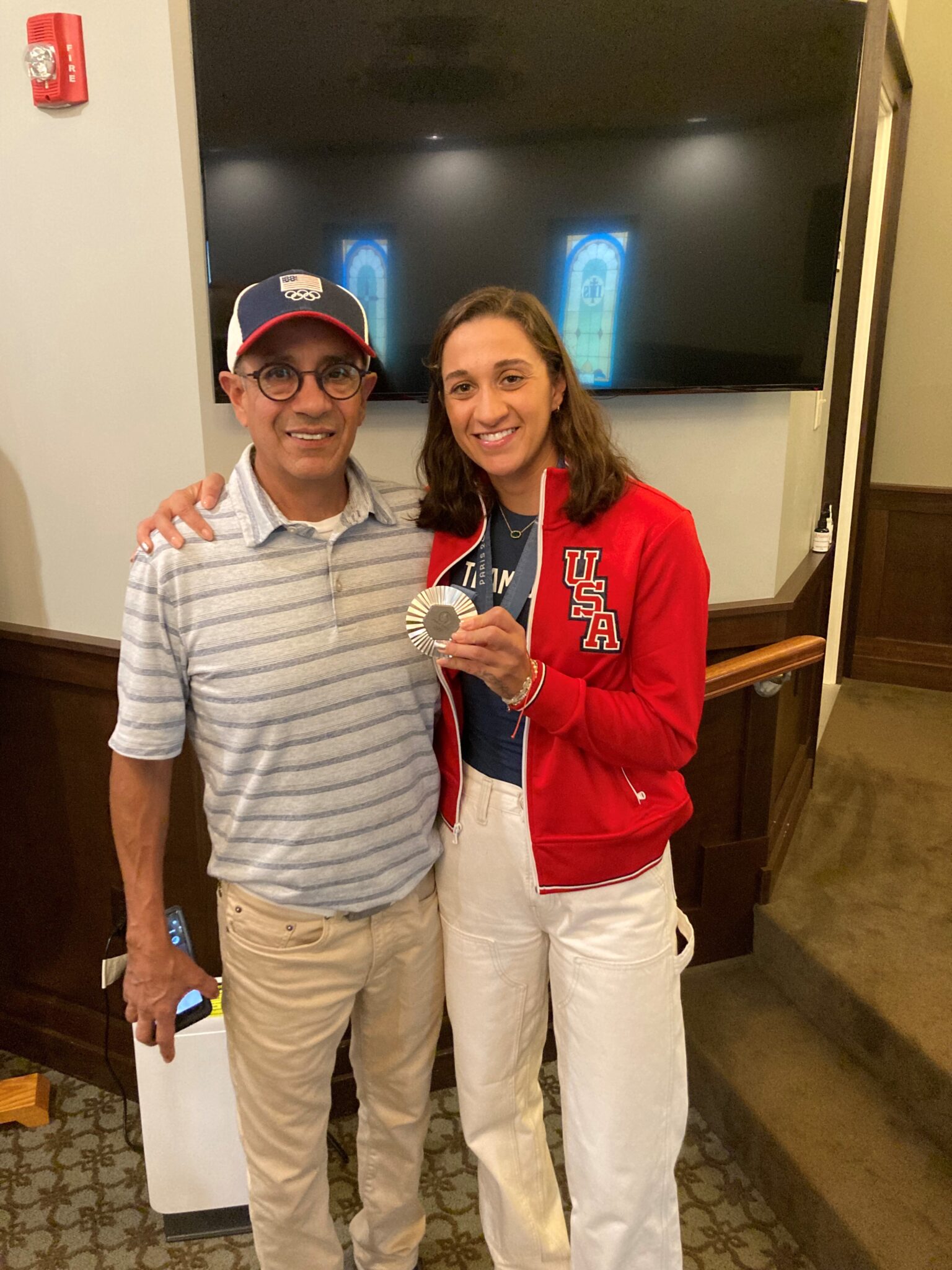 U.S. Olympic Swimmer Anita Alvarez Visits Montabaur Heights with Silver ...